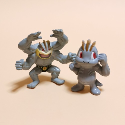 TOMY Pokemon MACHOP & MACHAMP 1.5" Mini Figure Lot of 2 Nintendo CGTSJ ...