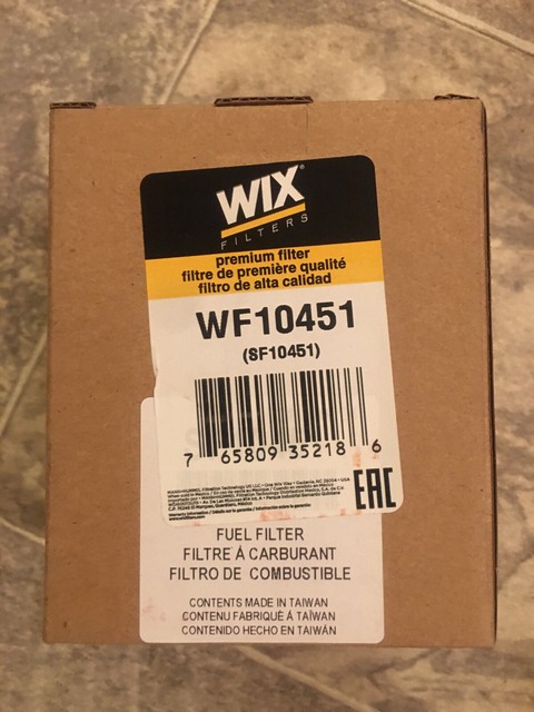 Fuel Filter Wix WF10451 for sale online | eBay