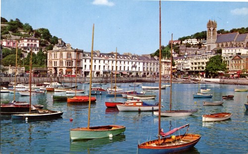 The Inner Harbor, Torquay Postcard (UNPOSTED) | eBay
