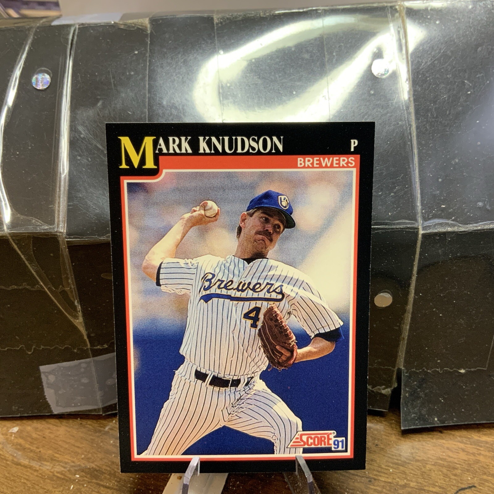 1991 Score Baseball Card Mark Knudson Milwaukee Brewers #239 | eBay