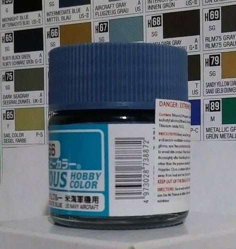 Gunze Aqueous Hobby Color H-56, Semi-Gloss Intermediate Blue. | eBay