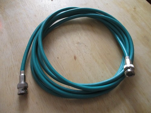 BELDEN 8241 59/U CABLE EST. AWM 1354 SHIELDED BNC M to M 9.5' Green | eBay