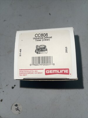 Genuine Gemline Refrigerator Defrost Timer Kit - CC808 - Brand new | eBay