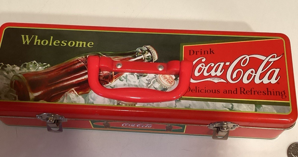 Vintage Metal Coca Cola Tool Box/Trinket Box | eBay