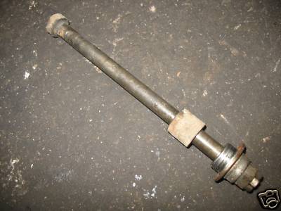 75 YAMAHA DT125 DT 125 REAR AXLE | eBay
