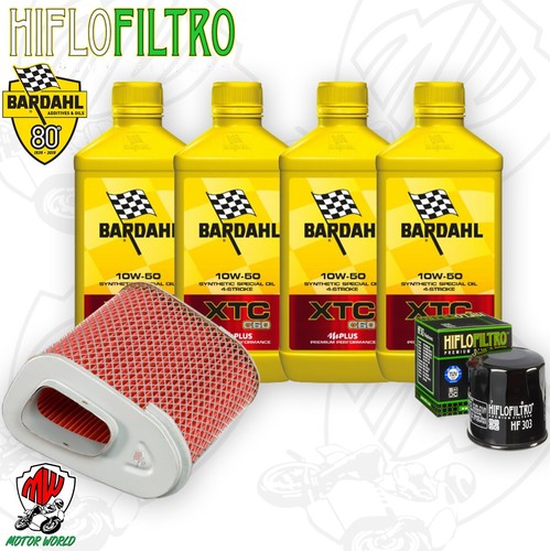 Set Service Bardahl Öl XTC 10W50+ Filter Honda CBR 1000 F 1996 | eBay.de