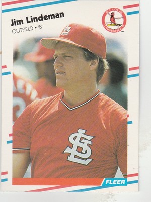 FREE SHIPPING-MINT-1988 (CARDINALS) Fleer #39 Jim Lindeman | eBay