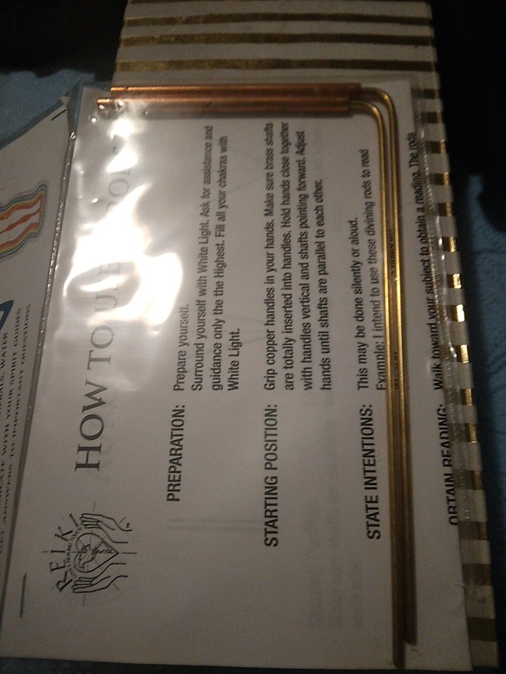 New Divining Aurods. Copper Handles And Brass Shafts | eBay