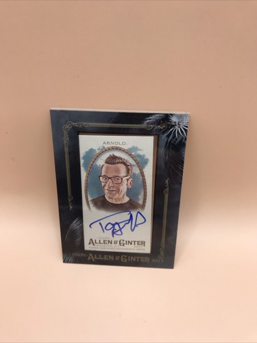2017 Topps Allen & Ginter Framed Mini Autograph Black Border Tom Arnold ...