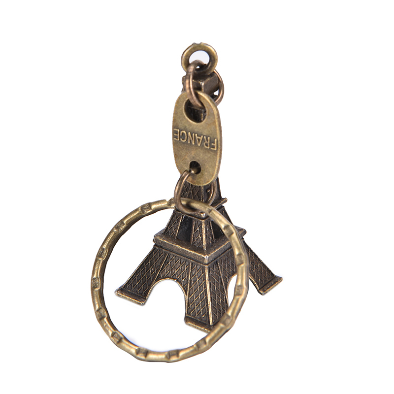 Paris Retro Eiffel Tower Model Cute Keychain Keyfob Eiffel Tower ...