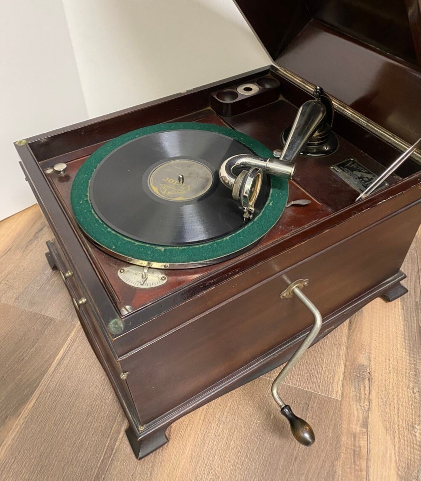Victor VV-1X Victrola Tabletop 78 RPM Record Crank Phonograph ~ Nice ...