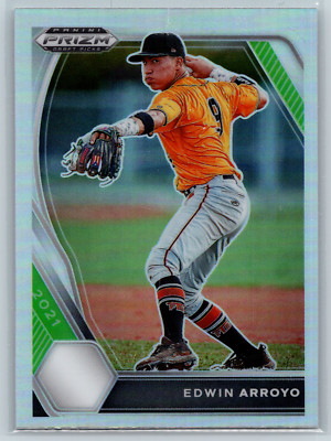 Edwin Arroyo 2021 Panini Prizm Draft Silver Prizm #PDP48 Arecibo | eBay