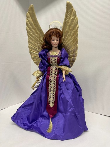 Franklin Heirloom Doll - Christmas Renaissance Angel of Harmony; COA ...