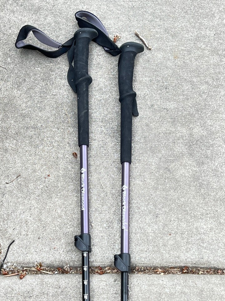 Set of Black Diamond Trail Flicklock Trekking poles 100-140CM .. 46 | eBay