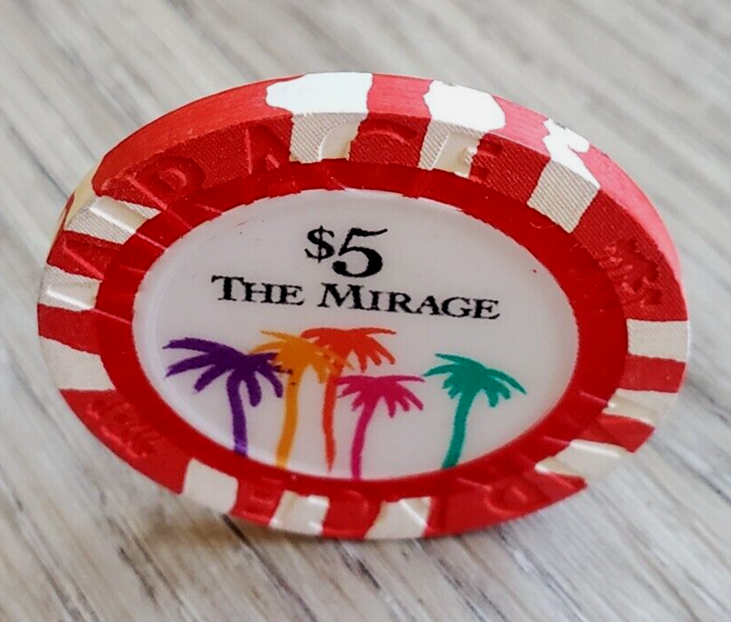 $5 Las Vegas The Mirage Casino Chip - Uncirculated | eBay