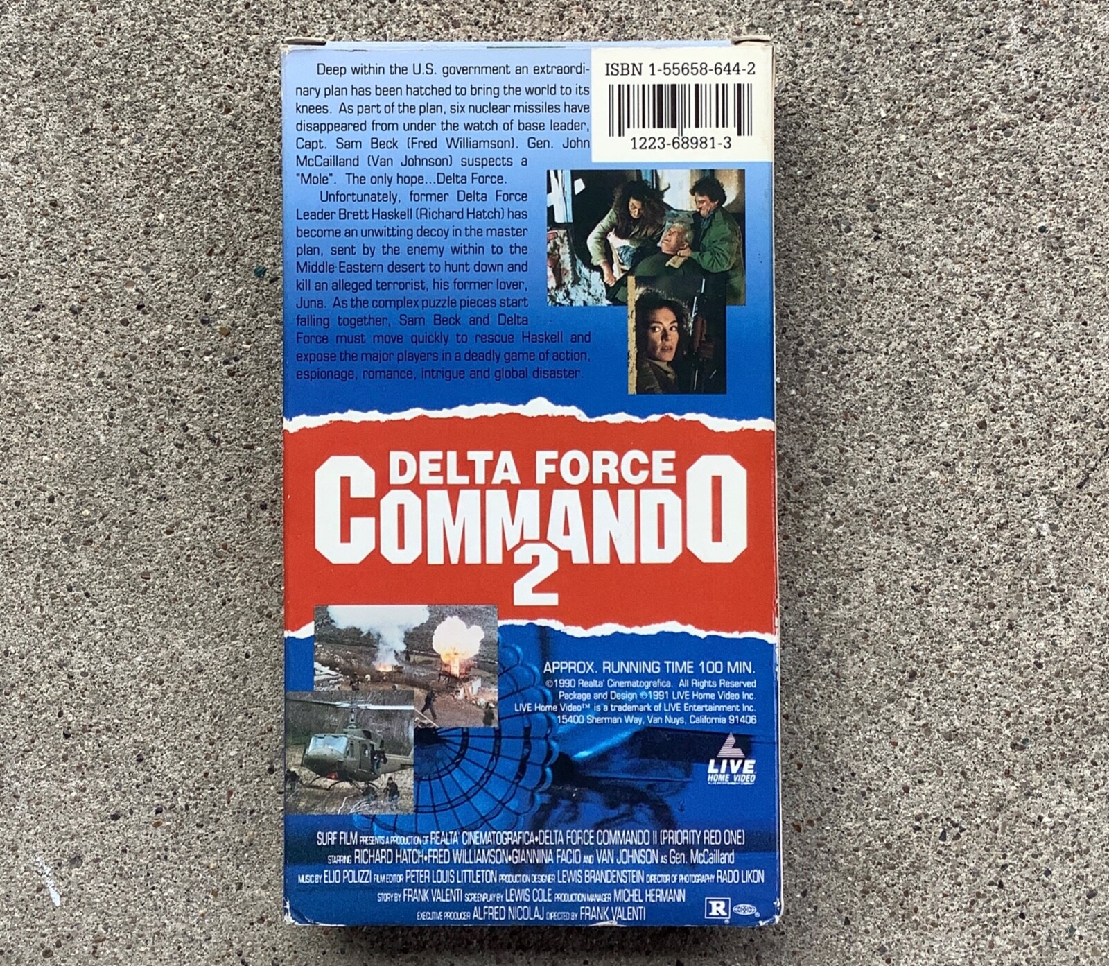 Delta Force Commando 2 (VHS, 1991) 90s Action Thriller Fred Williamson Cult OOP 12236898139| eBay