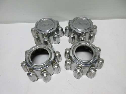 1C34-1A096-BA 00 to 04 Ford Excursion F250 F350 Set 4 Center Wheel ...