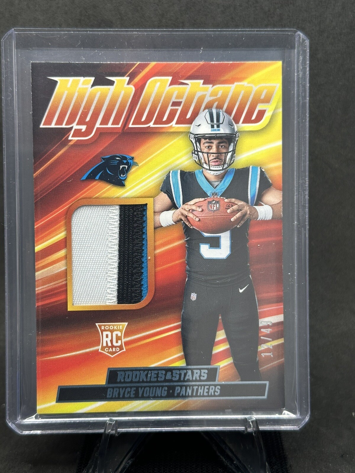 2023 Rookies & Stars Bryce Young PRIME High Octane /49 - 3 Color Patch ...