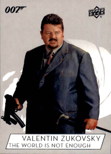 Upper Deck James Bond 007 Collection Base #47 Robbie Coltrane Valentin ...