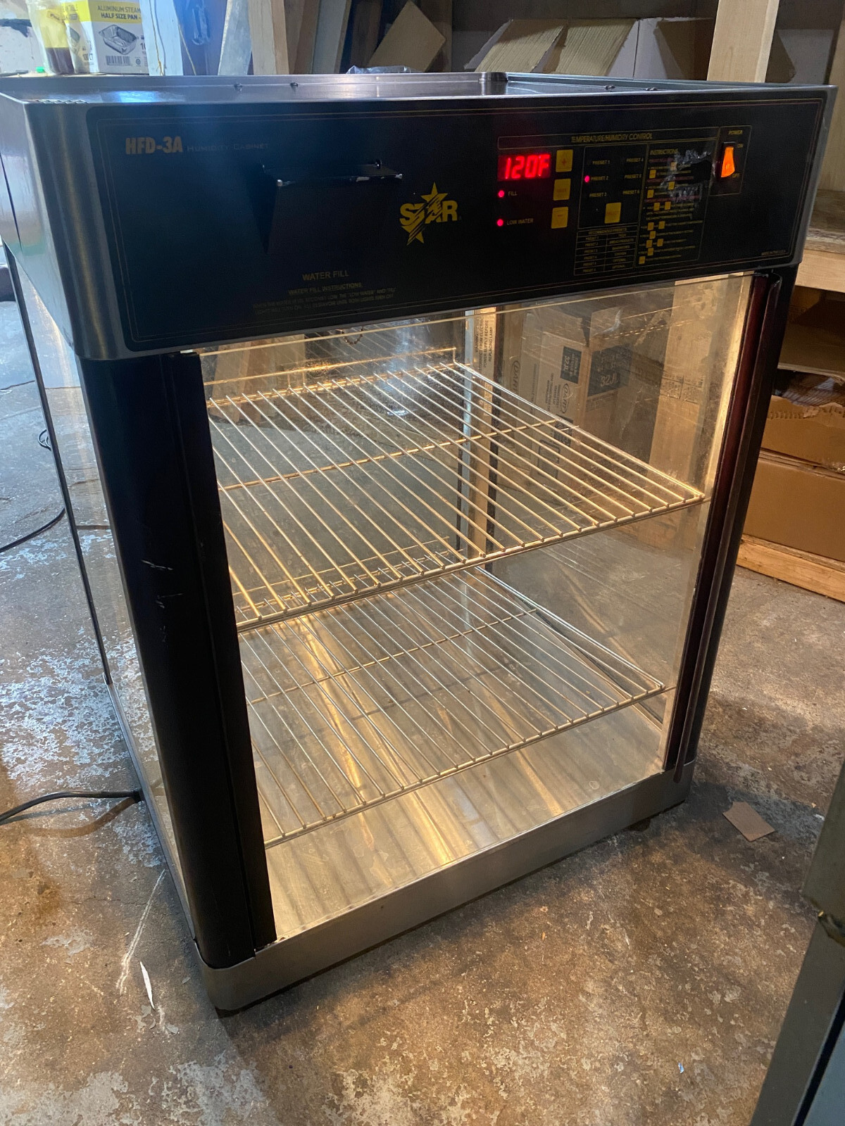 Star HFD-3A Food Display Humidity Cabinet | eBay