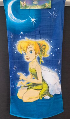 ~ Disney Fairies - TINKERBELL BATH / BEACH TOWEL | eBay