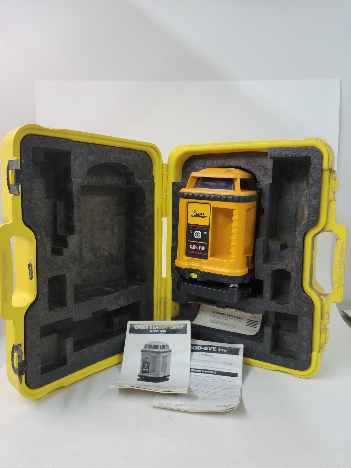 Laser Alignment LB-10 Laser Beacon & Rod-Eye 7 *FOR PARTS/AS IS | eBay