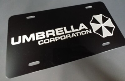 Umbrella corp resident evil Aluminum License Plate etched car front tag ...