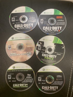 Xbox 360 Call Of Duty Game (6) Bundle - Discs Only (Tested) - Fast ...