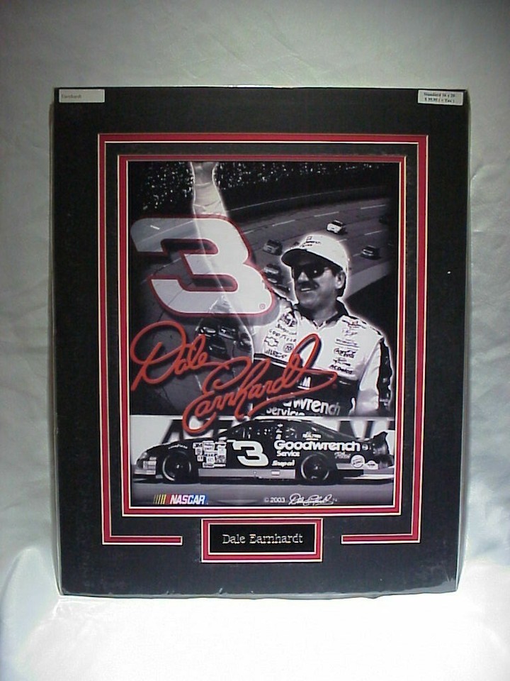 Dale Earnhardt #3 Nascar Photo & Name Plate 16x20 Ready to Frame | eBay