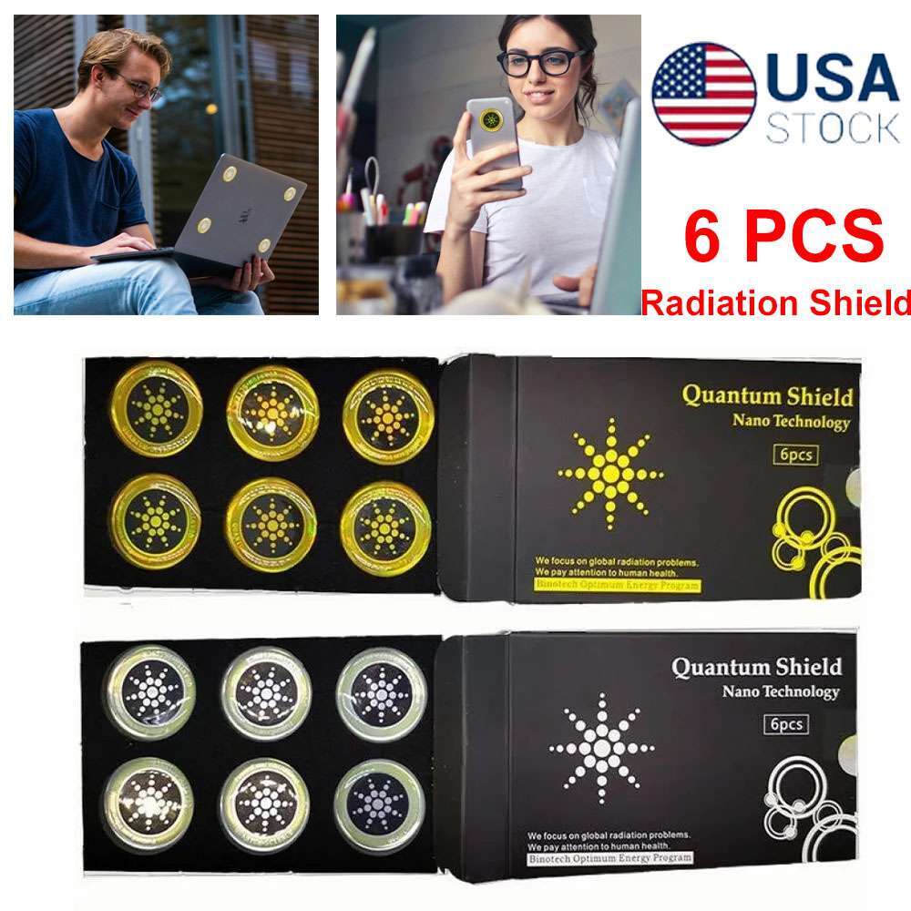 Quantum Anti-Radiation Shield 5G EMF Protection Phones Laptops - 6 ...