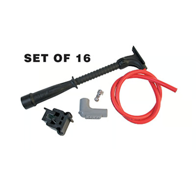 MSD Dual Plug Hemi Wire Set Red And Black Super Conductor 8.5mm 31559 ...