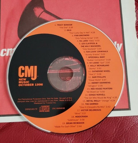 CMJ New Music Monthly October 1996 Vol 38 CD & Magazine Bundle Tracy ...