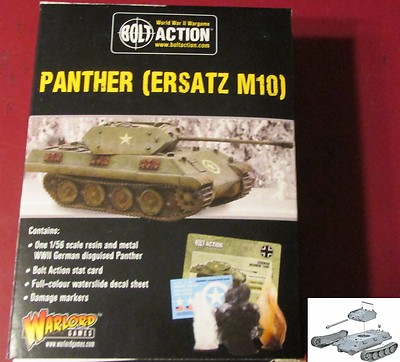 Bolt Action 402412002 WWII German Panther (Ersatz M10) Disguised Tank ...