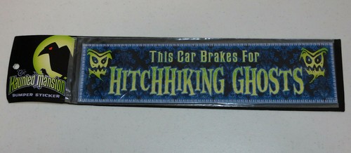 2004 Disney World Bumper Sticker Magnet HAUNTED MANSION Hitchhiking ...