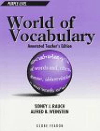 World of Vocabulary: Purple Level, Teacher Edition - Paperback - GOOD ...