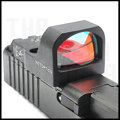 OPEN REFLEX RED DOT OPTIC SIGHT FOR GLOCK MOS 17 19 20 21 22 23 02 ...