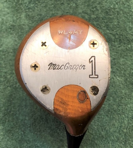 MacGregor Tourney MT Persimmon Driver, RH, 43", Metal Insert, Beautiful ...