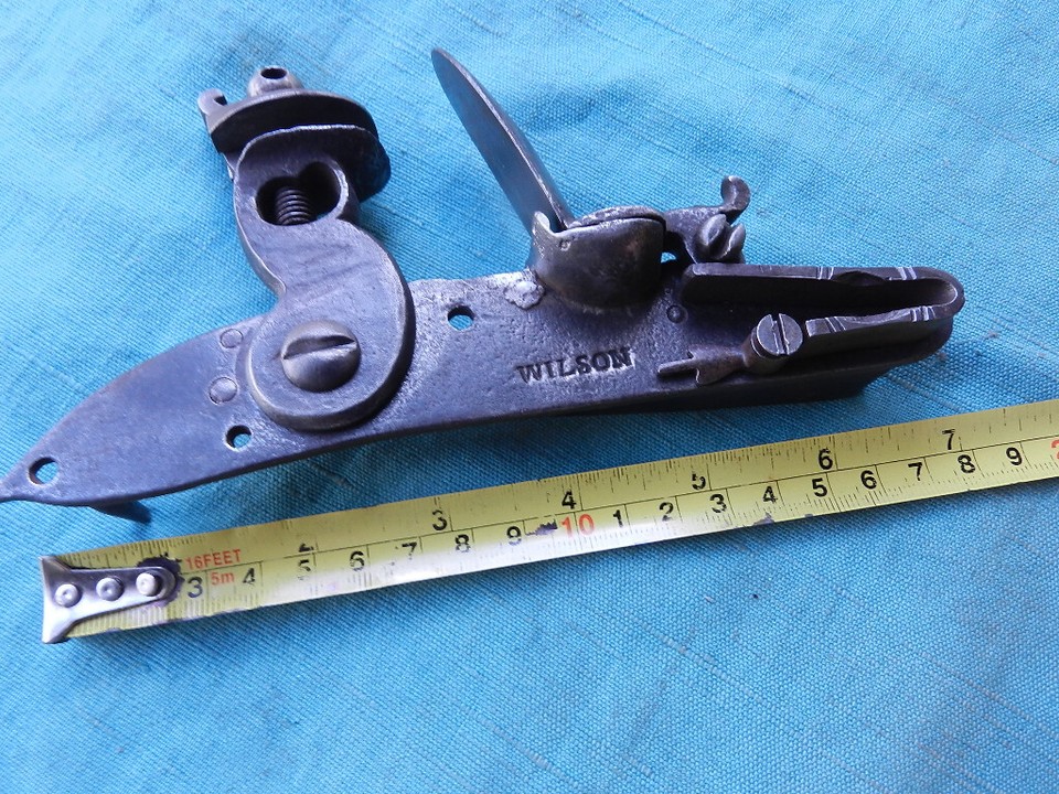 Rare Wilson Trade Musket flintlock working lock | eBay