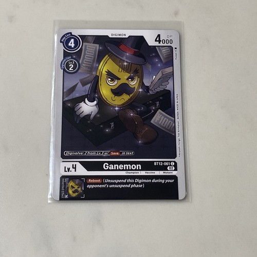 Digimon Ganemon Common NM Across Time Same Day Shipping! | eBay