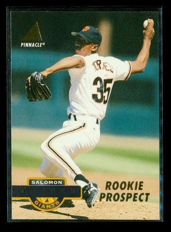 Vintage 1994 PINNACLE Rookie Baseball Trading Card #261 SALOMON TORRES ...