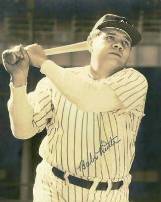 Babe Ruth "New York Yankees" Autographed SIGNED 8 x 10 PHOTO REPRINT | eBay