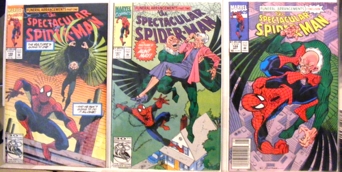 comic set the spectacular spider man funeral arrangements186,187,188 ...