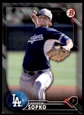 2016 Bowman GREY Andrew Sopko Los Angeles Dodgers #BD-194 329/499 | eBay