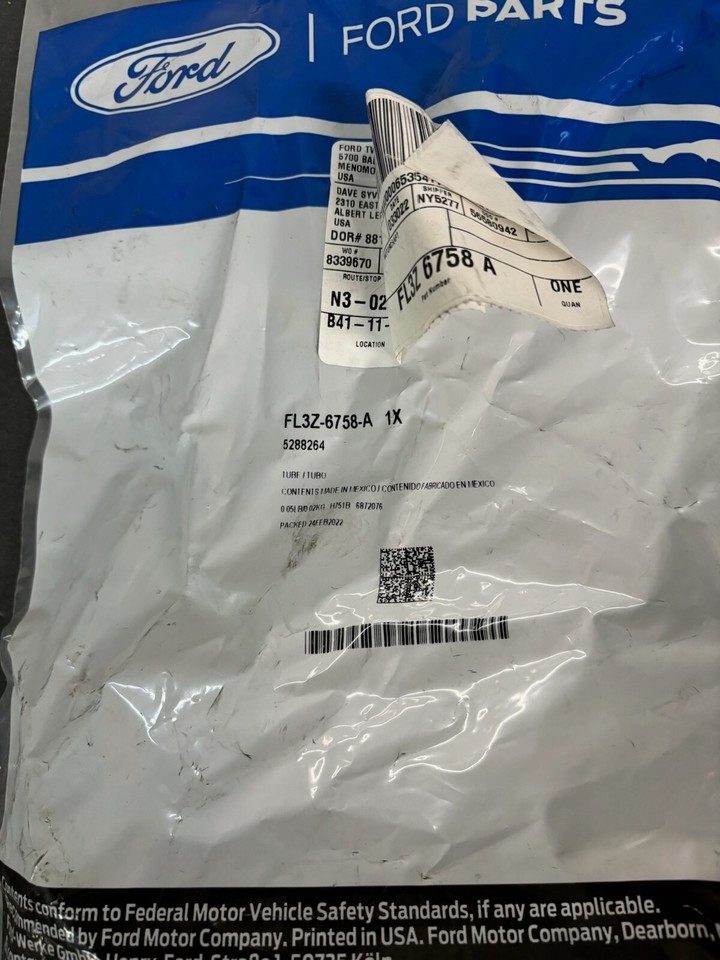 NOS Genuine Ford Tube Assembly FL3Z6758A | eBay