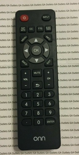 Original Onn TV Remote Control for C18TV001, ONC18TV001 Battery Cover ...