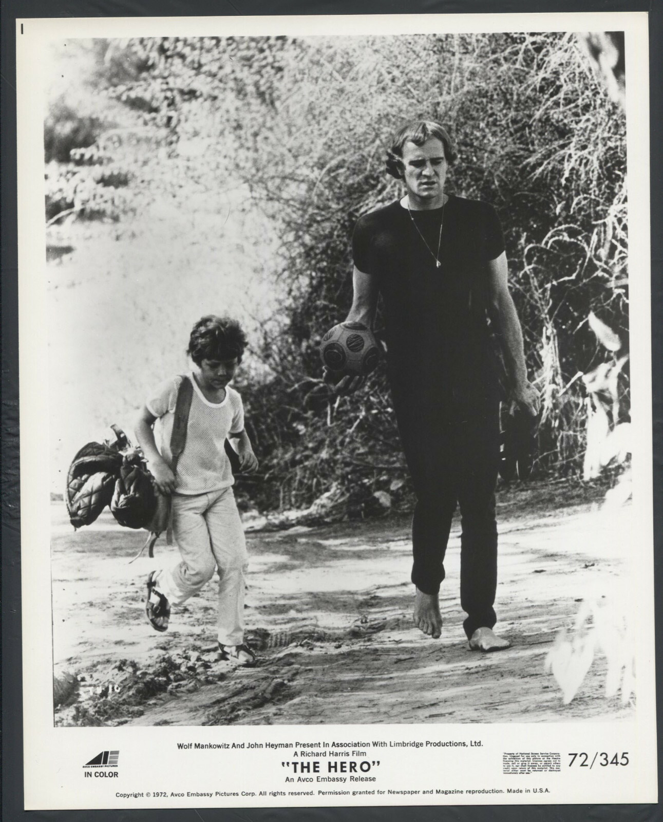 KIM BURFIELD RICHARD HARRIS in @Col The Hero '72 Bloomfield CHILDSTAR ...