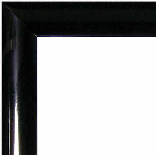 "27x40 Inch Rounded Black Picture Frame for Posters - Elegant Wall ...