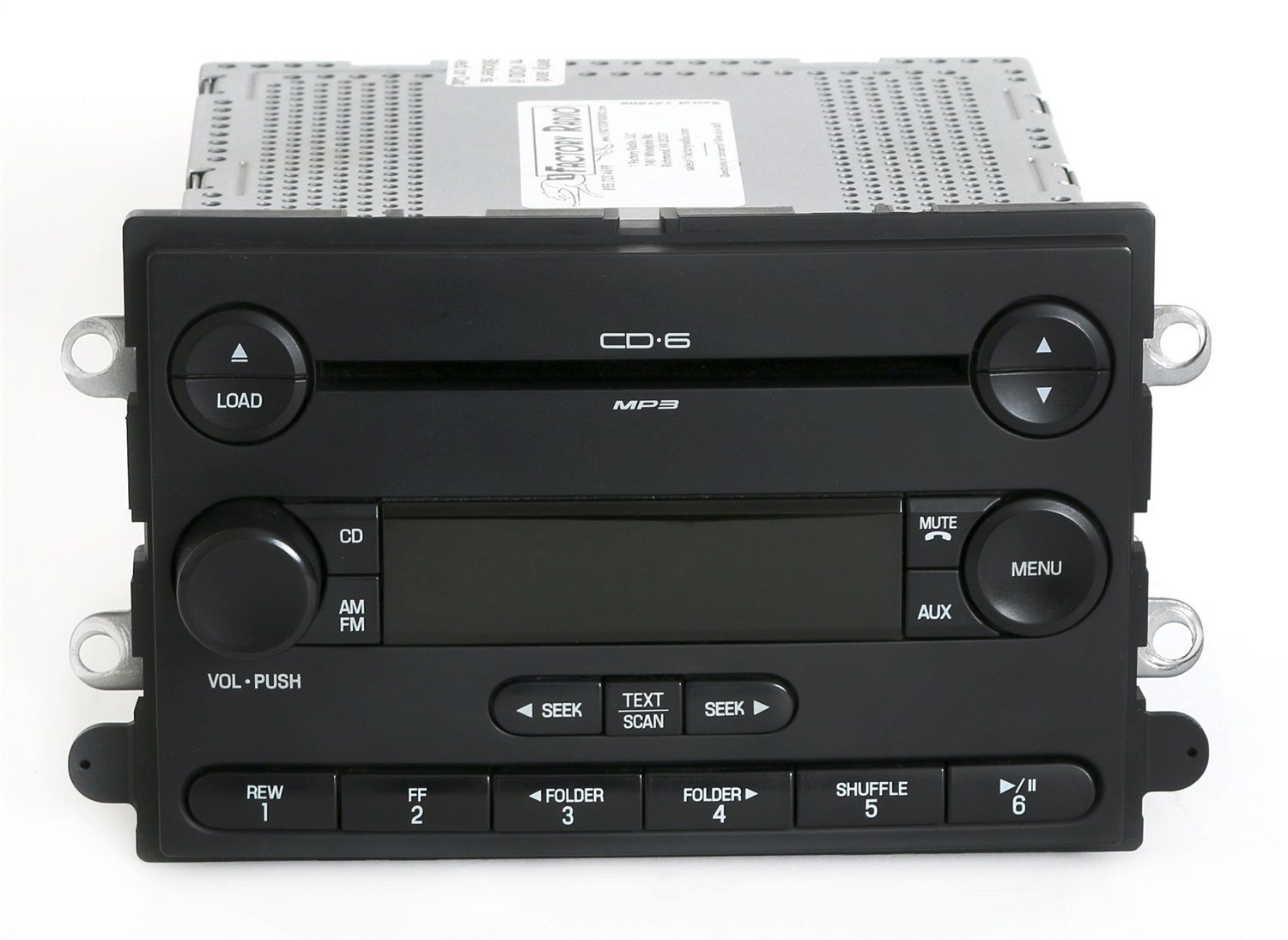 Radio Control Unit-Am/fm Radio 6 Disc Cd Player Reman fits 2007 Ford ...