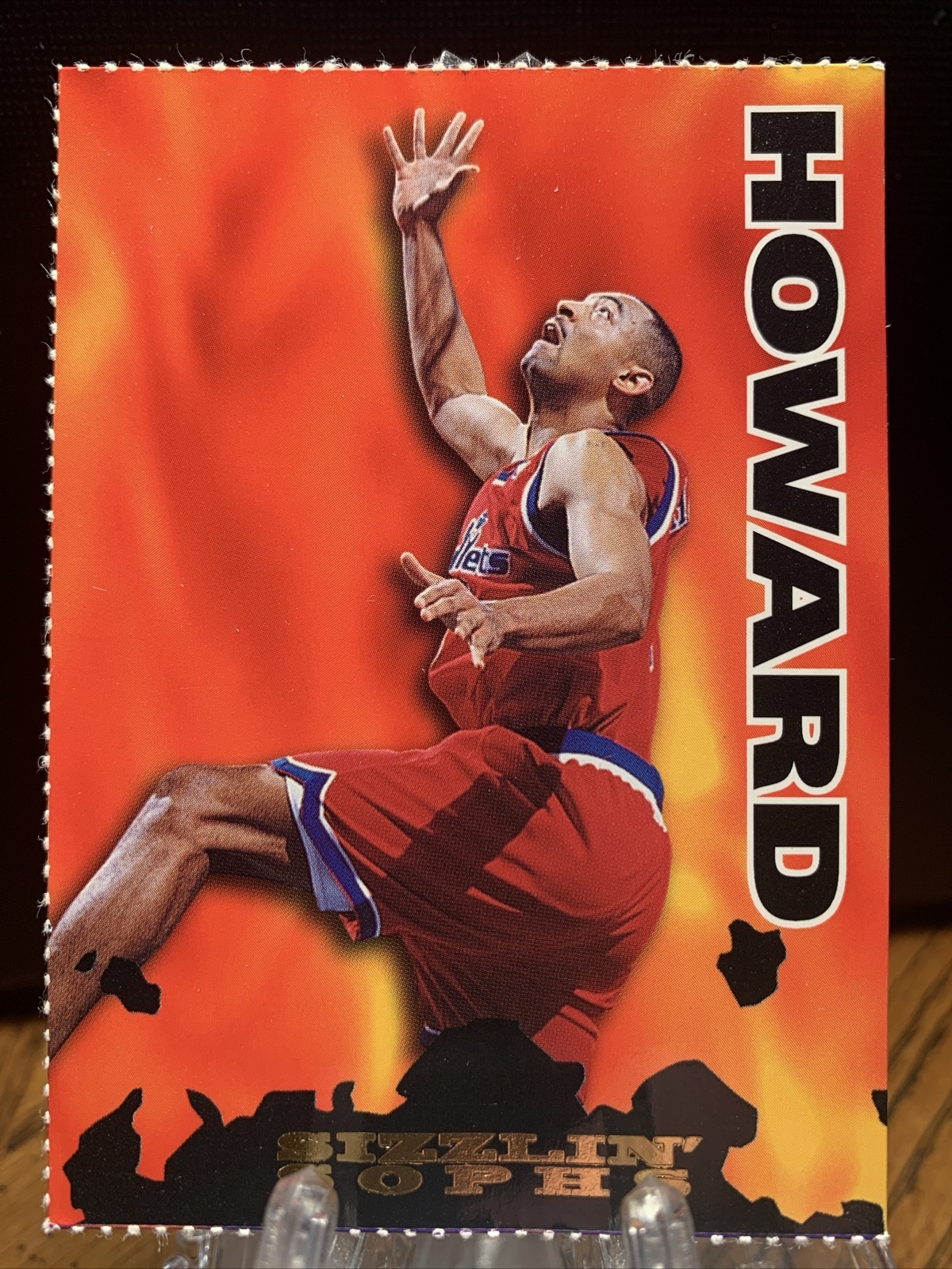 1995-96 Hoops Juwan Howard Washington Bullets Sizzlin Sophs #NNO ...