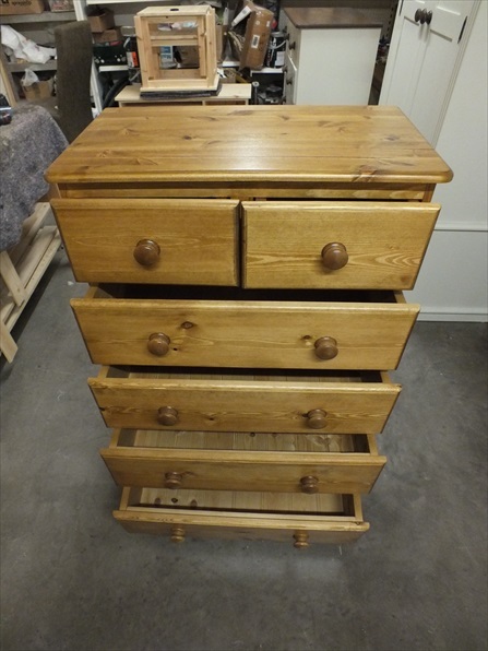 CHASE RANGE 4+2 DRAWER CHEST SOLID PINE HAND MADE BESPOKE SIZES COLOURS ...